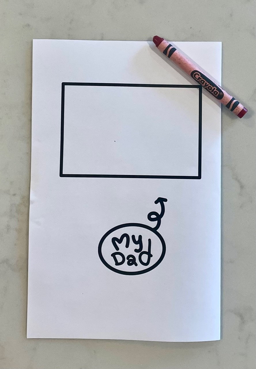 Father's Day Printable Card | Fill in the Blank | Foldable Card - Etsy