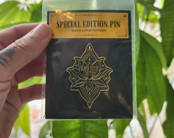 Lotus Crane Hard Enamel Pin Nature Lightbulb Series - Etsy