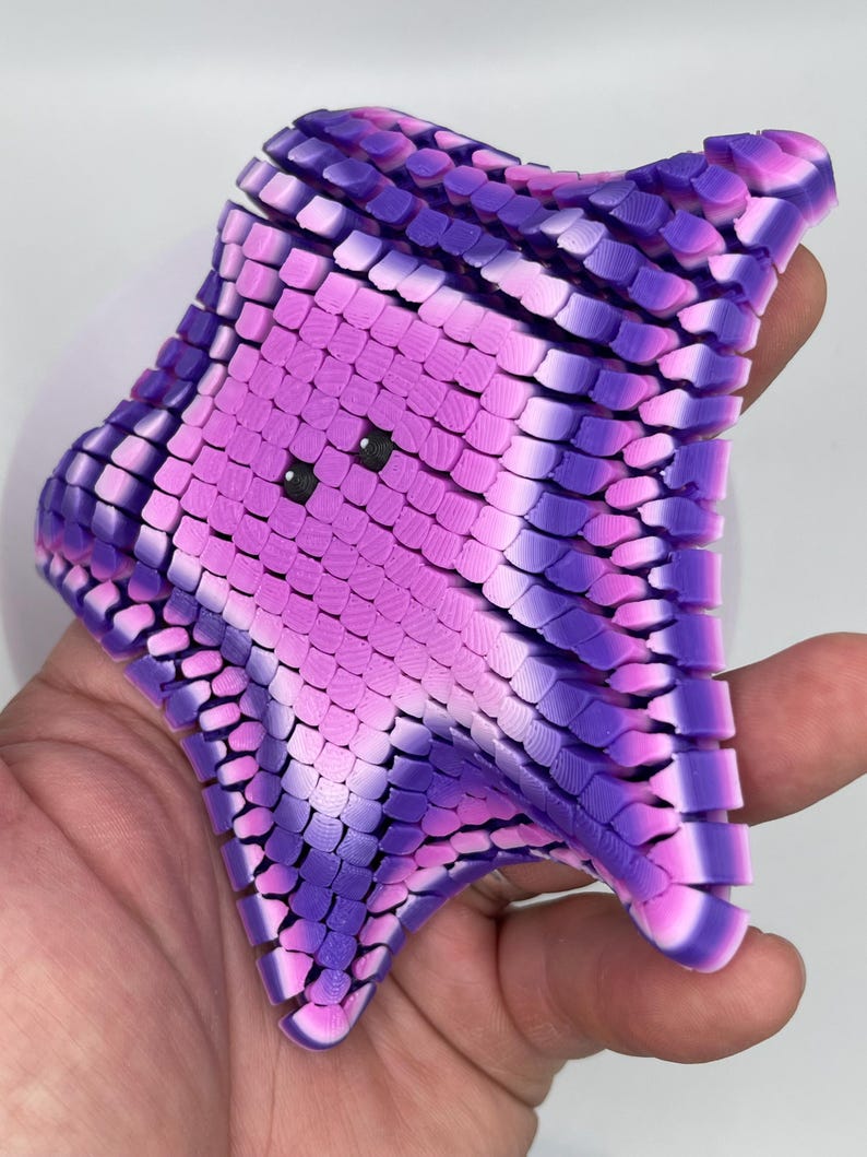 Flexi Starfish Fidget Toy - Soothing Satisfying Articulating Stress ...