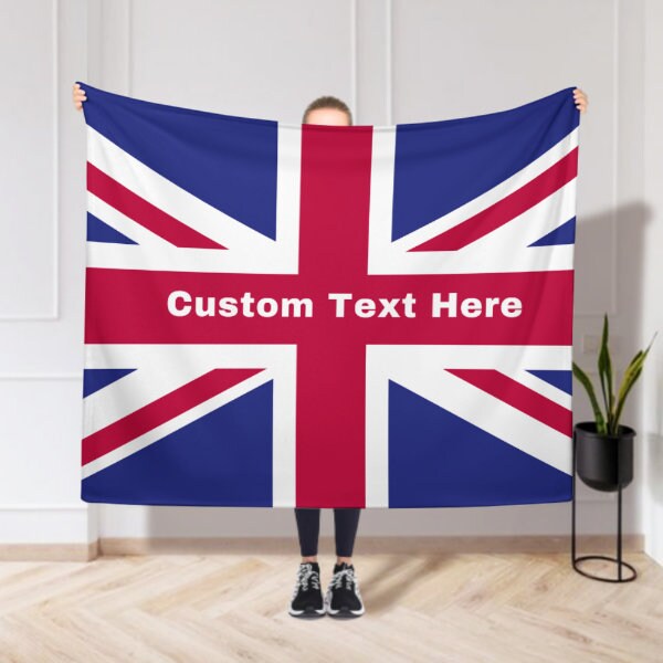 Union Jack Blanket - Etsy