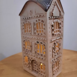 Small Ceramic House, Tea Light Holder - Etsy