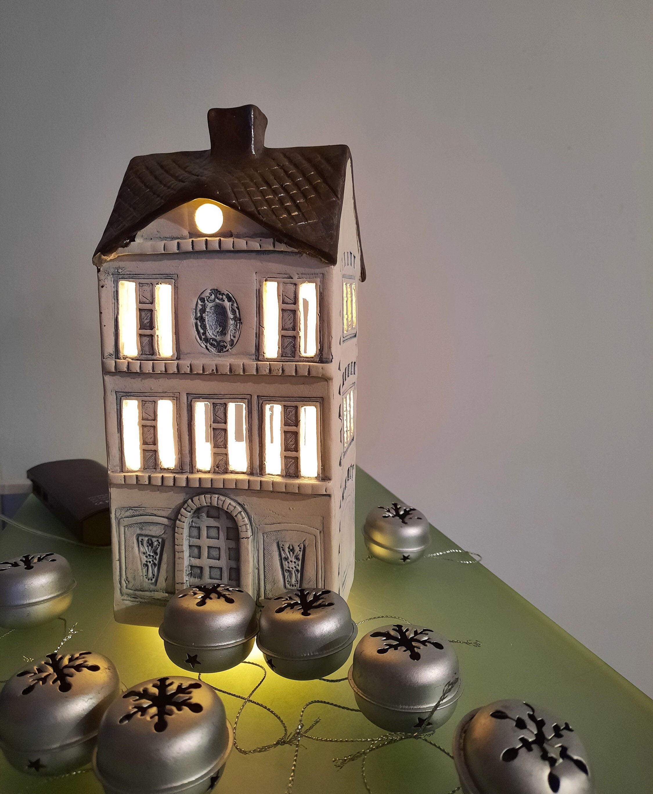 Tiny Handcrafted Clay House Lantern, Decorative Ceramic House - Etsy