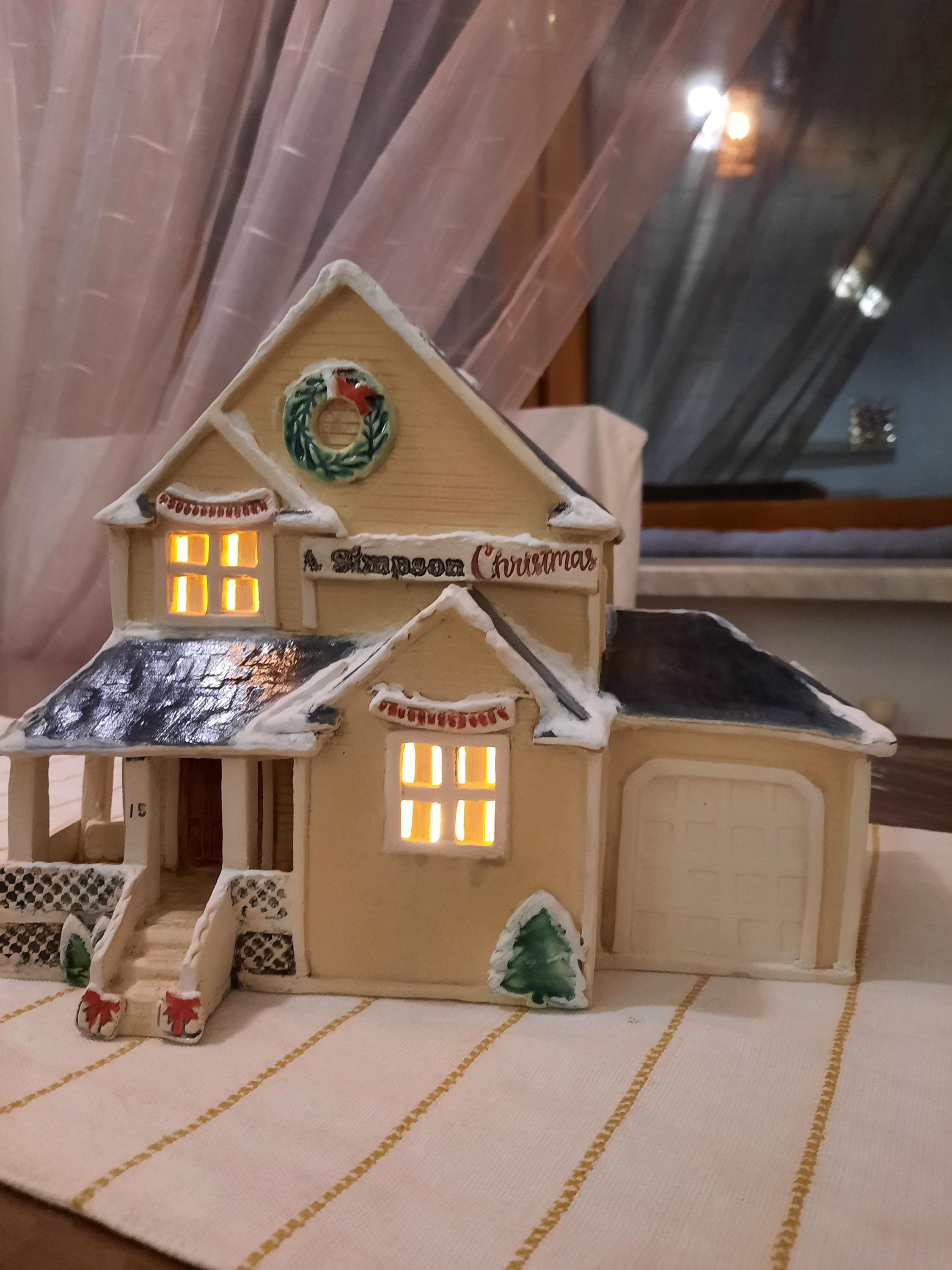 Custom Ceramic Christmas House, Replica House - Etsy