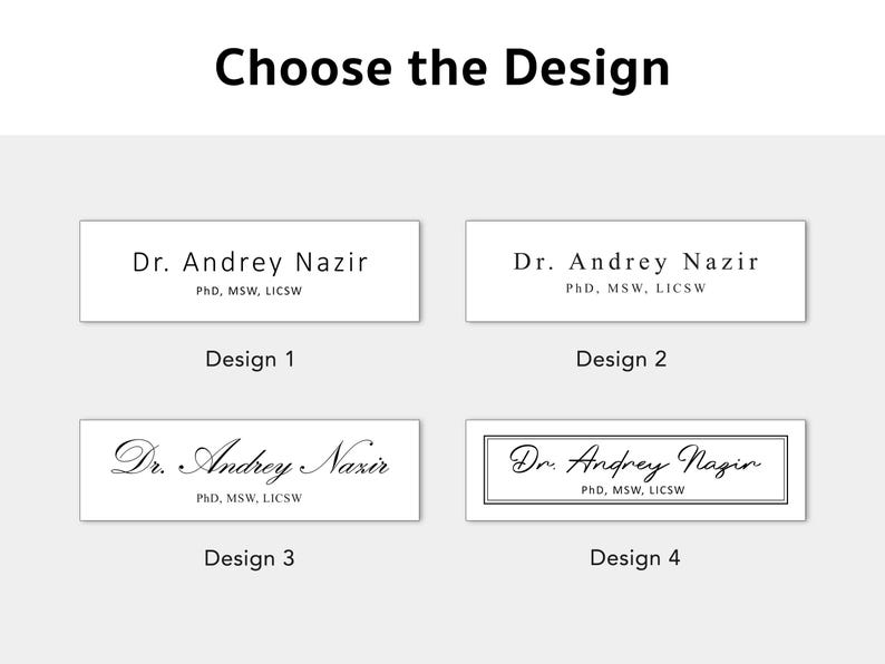 Phd Graduation Gift Desk Name Plate, Custom Acrylic Name Sign ...