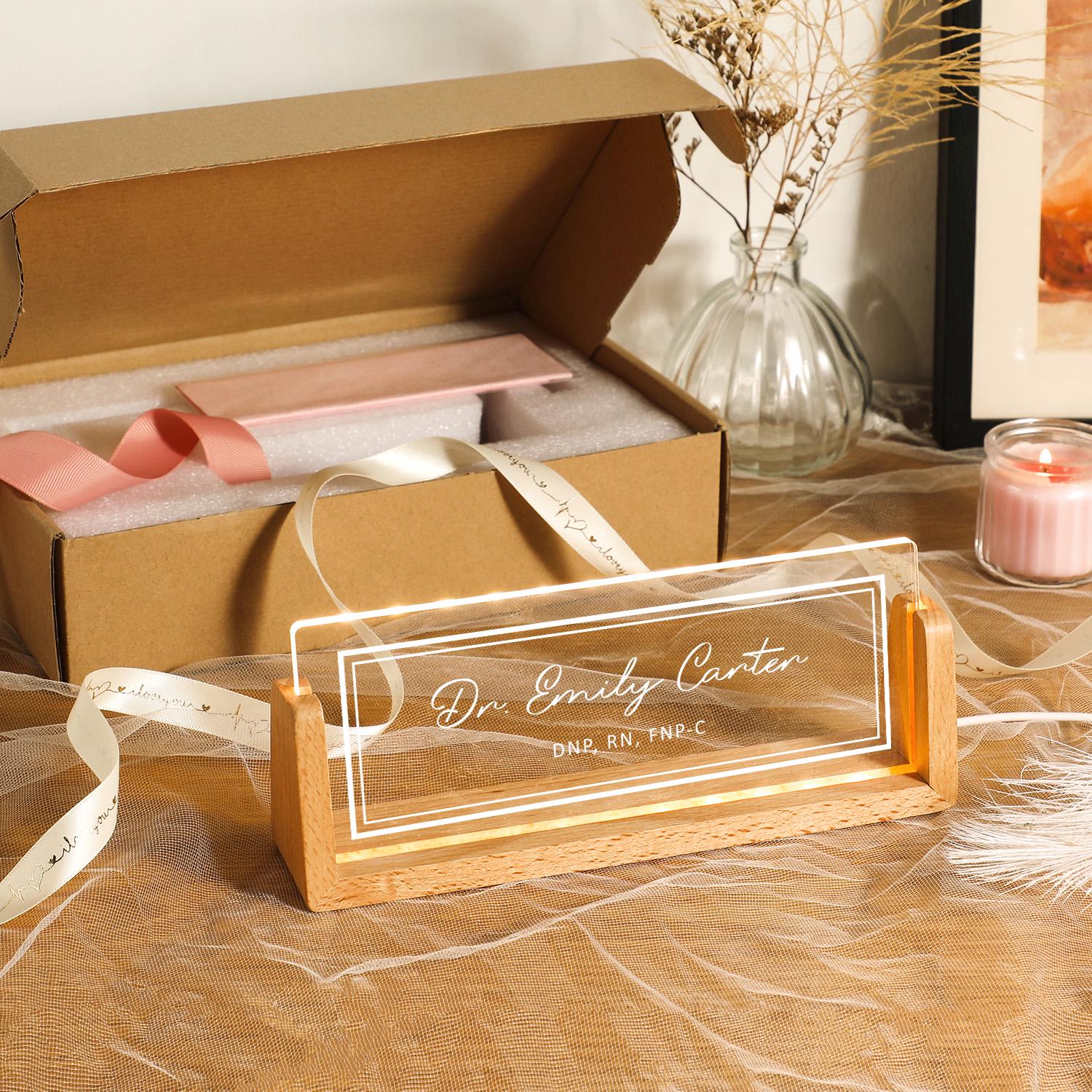 Personalized Phd Desk Name Plate, Custom Doctor Name Plate for Desk ...
