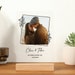 Personalized LED Photo Plaque Night Light | Custom Couple Photo Plaque ...