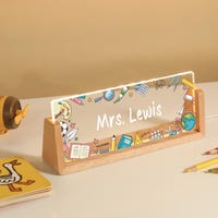 Custom 3D Printed Name Plate – Teacher Desk Organizer, Cupcake Sign - Etsy