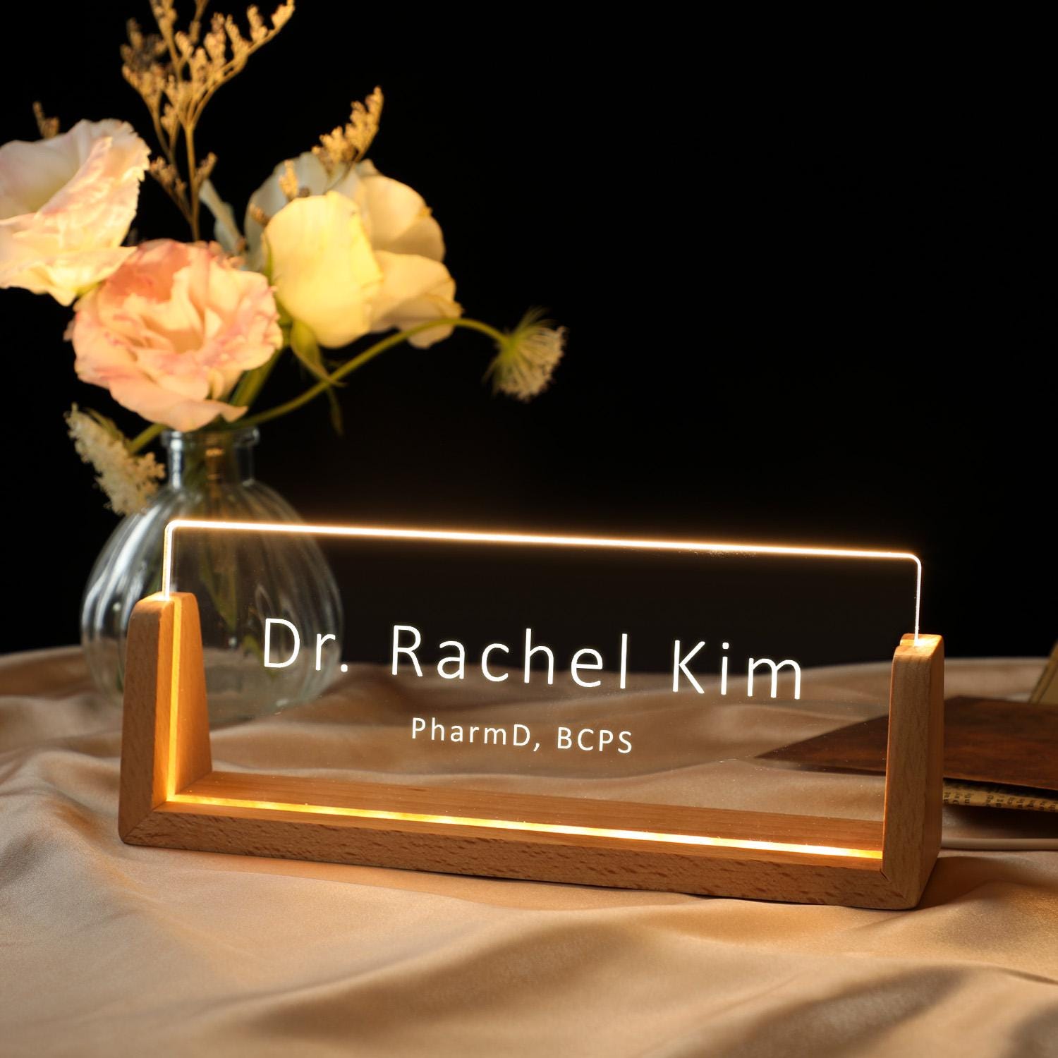 Personalized Phd Desk Name Plate, Custom Doctor Name Plate for Desk ...