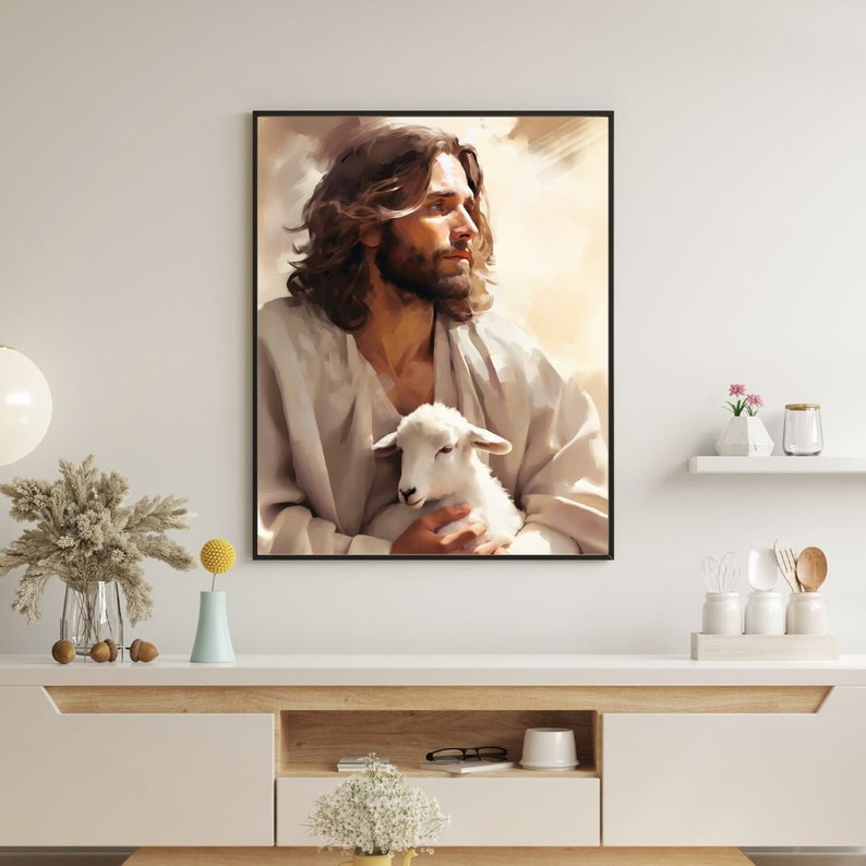 The Good Shepherd | Premium Digital Download | Faith-inspired Art - Etsy