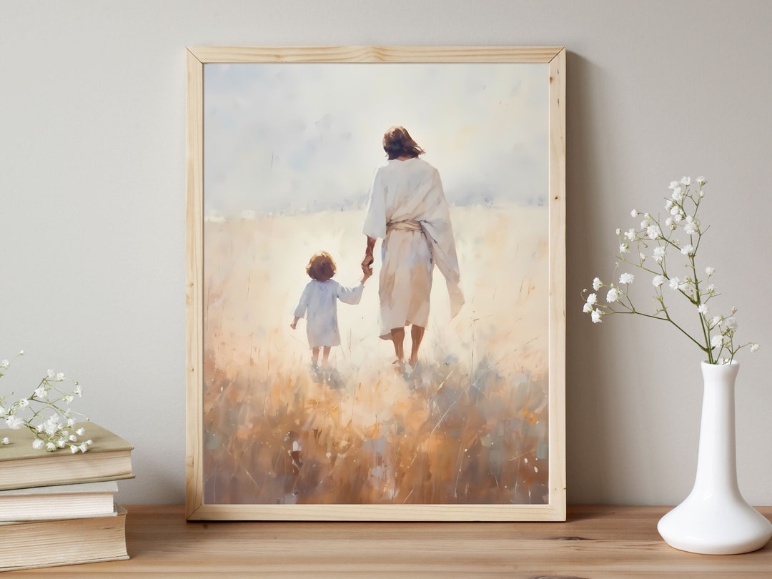 Walk Beside Me | Premium Digital Download | Faith-inspired Art - Etsy