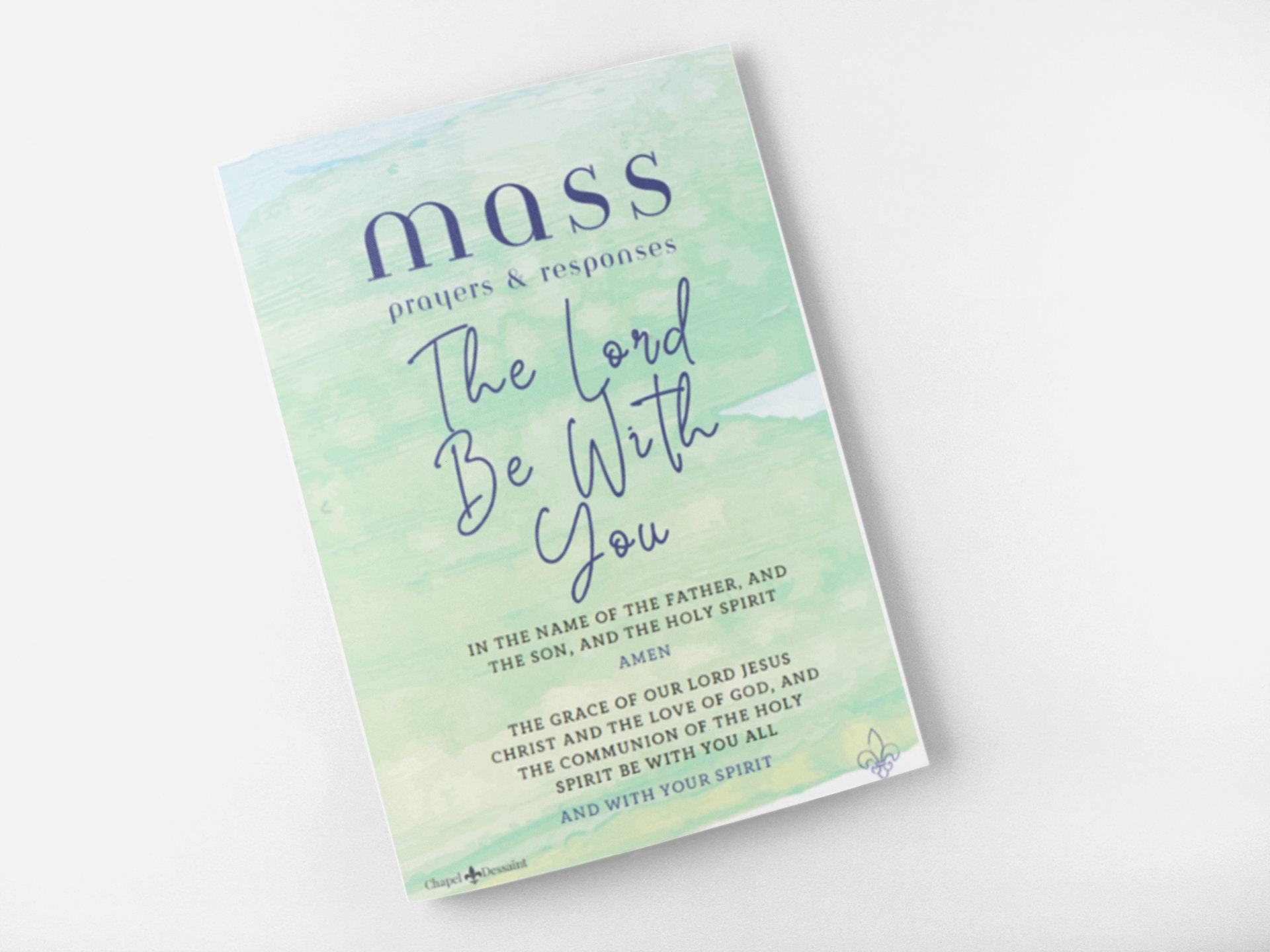 Catholic Mass Missalette, Beautiful Full Color, Matte Finish Card Stock ...