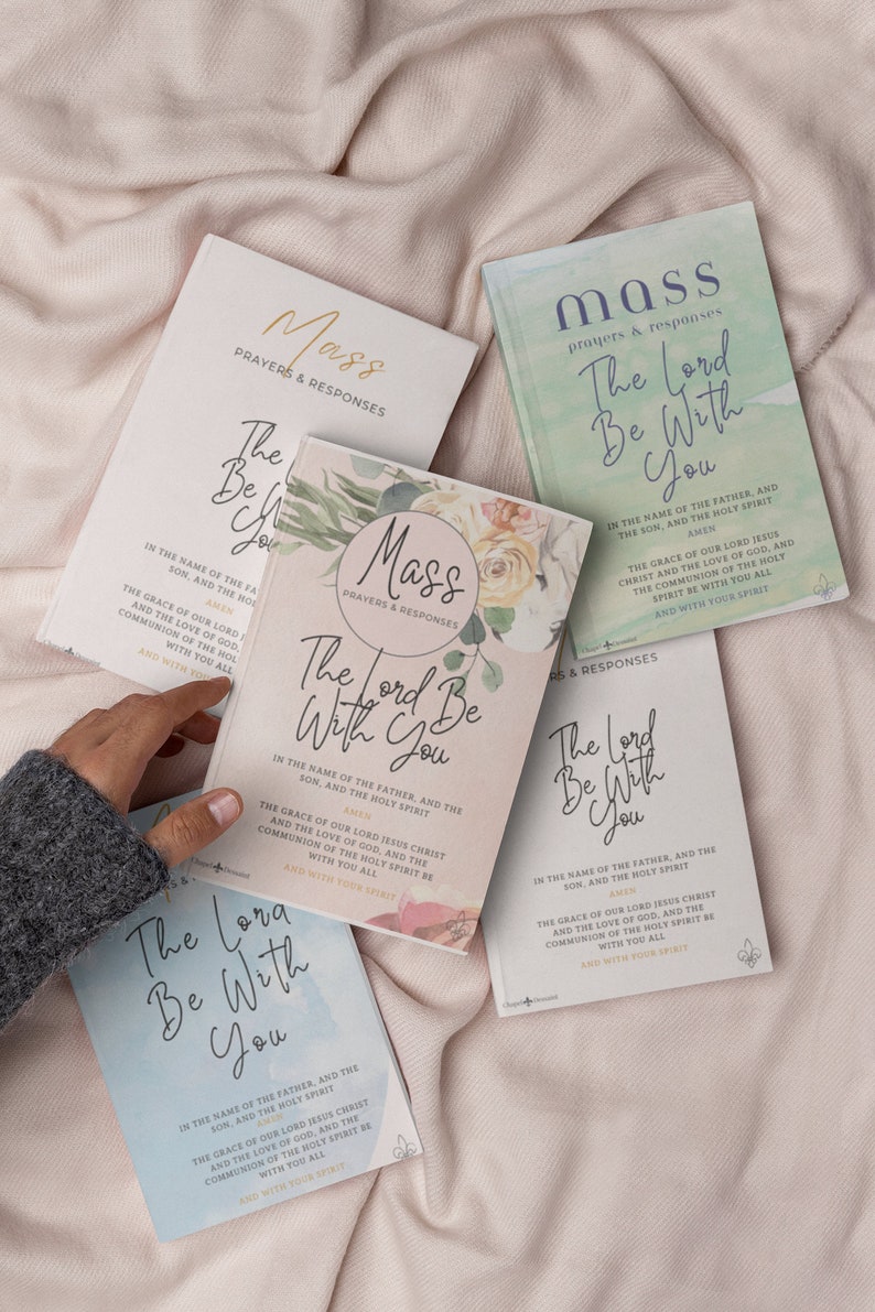 Catholic Mass Missalette, Beautiful Full Color, Matte Finish Card Stock ...