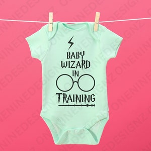 Wizard in Training, Onesie Shirt, Potter Baby, SVG, PNG, Baby Harry ...