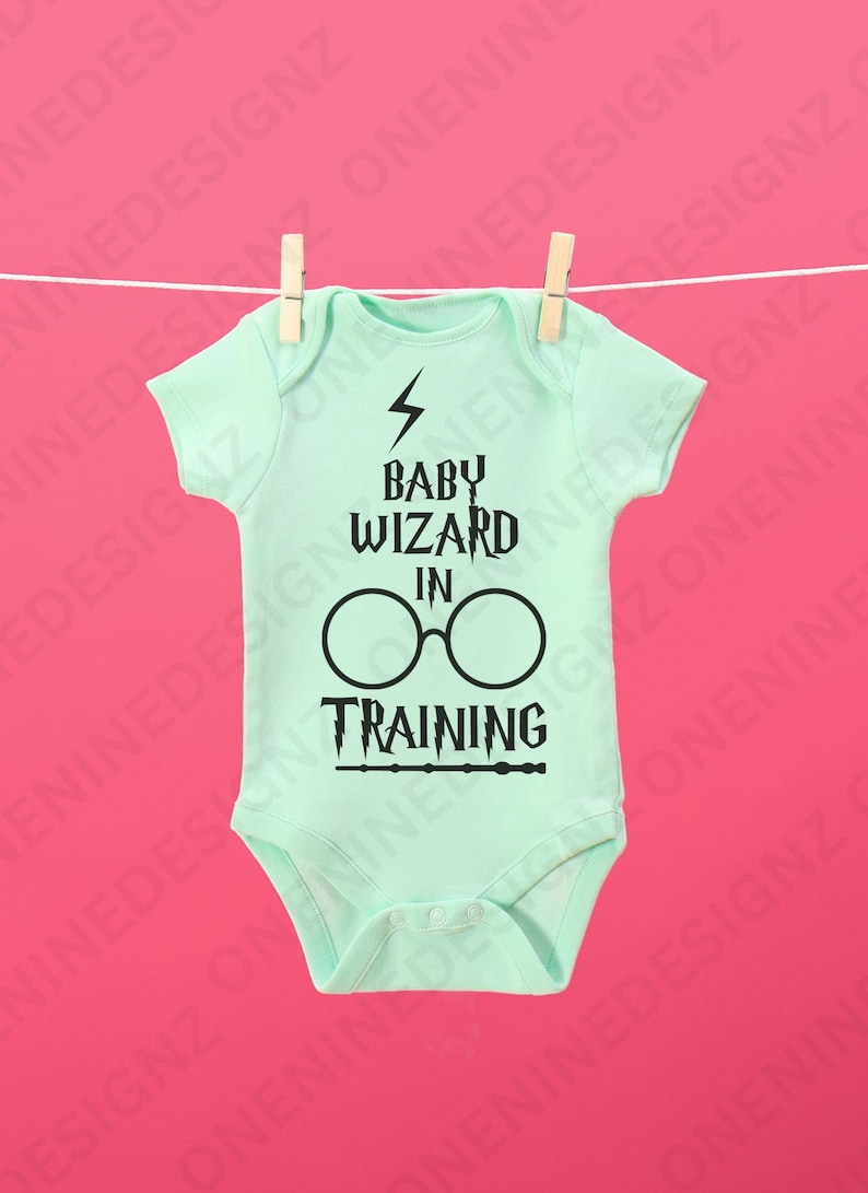 Wizard in Training, Onesie Shirt, Potter Baby, SVG, PNG, Baby Harry ...