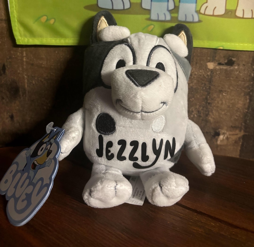 Muffin From Blueyy Show, Bingo, Socks Plushie 8" Stuffy, Personalized ...