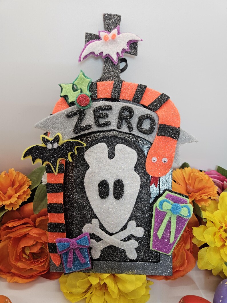 ZERO Nightmare Before Christmas Shadow Box - Etsy