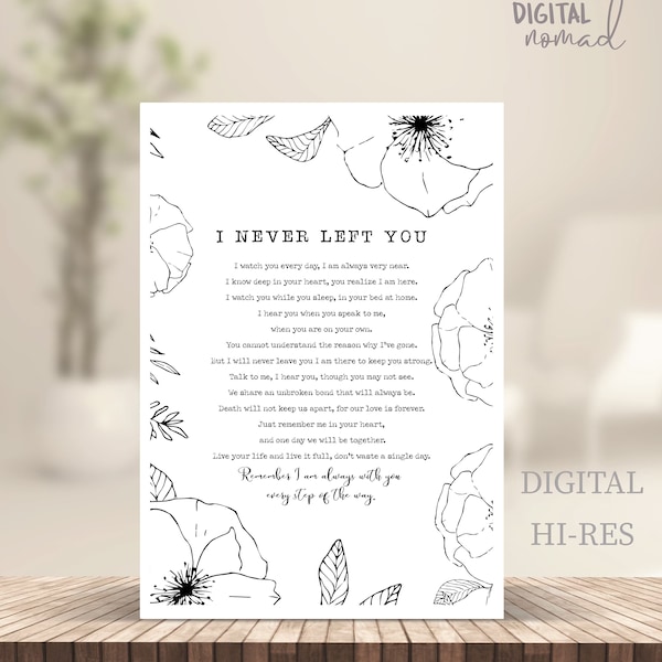 I Never Left You Digital - Etsy