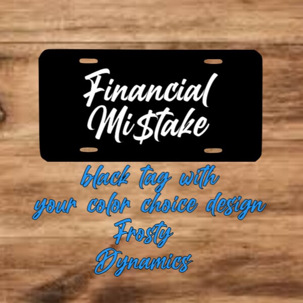 Financial Mistake Car Sticker - Etsy