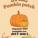 Printable Pumpkin Patch Event Flyer PDF - Instant Download - Autumn ...