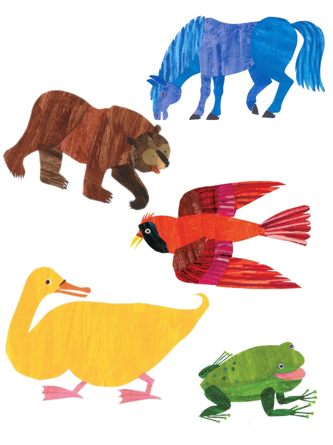 Brown Bear Brown Bear Print Pack 1 (no Words) - Etsy