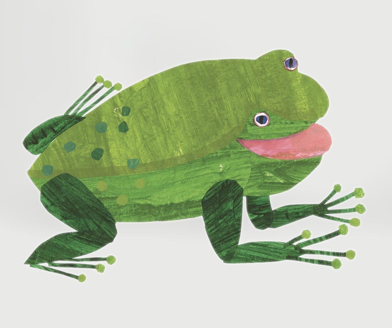 Green Frog- Brown Bear Brown Bear Print - Etsy
