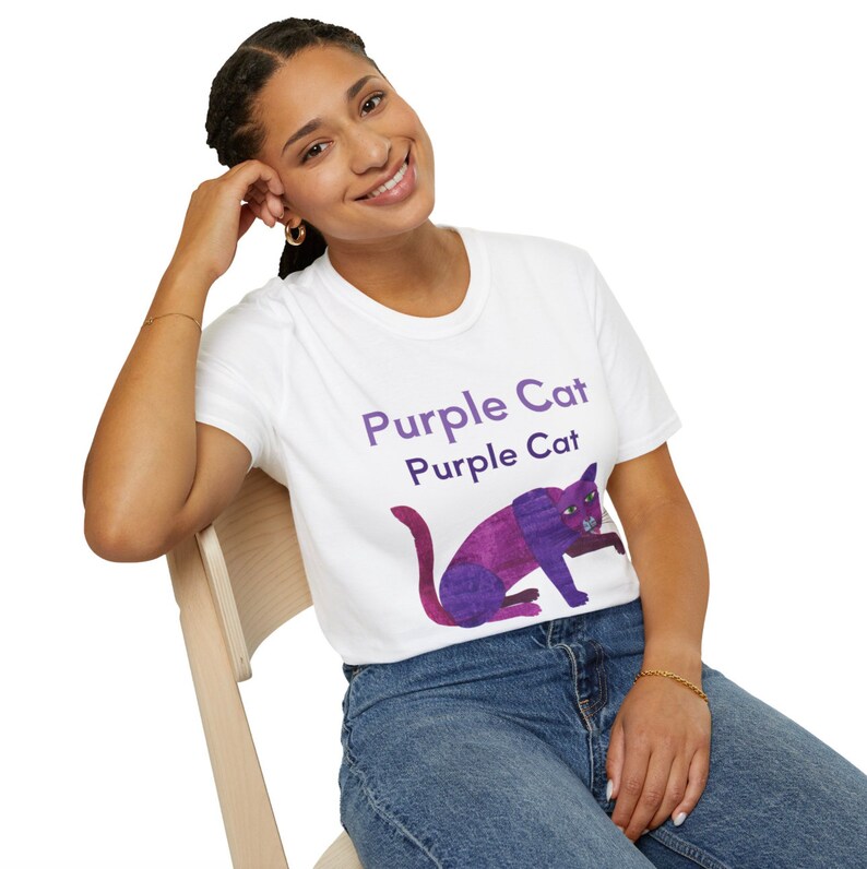 Brown Bear Brown Bear Eric Carle Toddler's Tee Purple Cat - Etsy