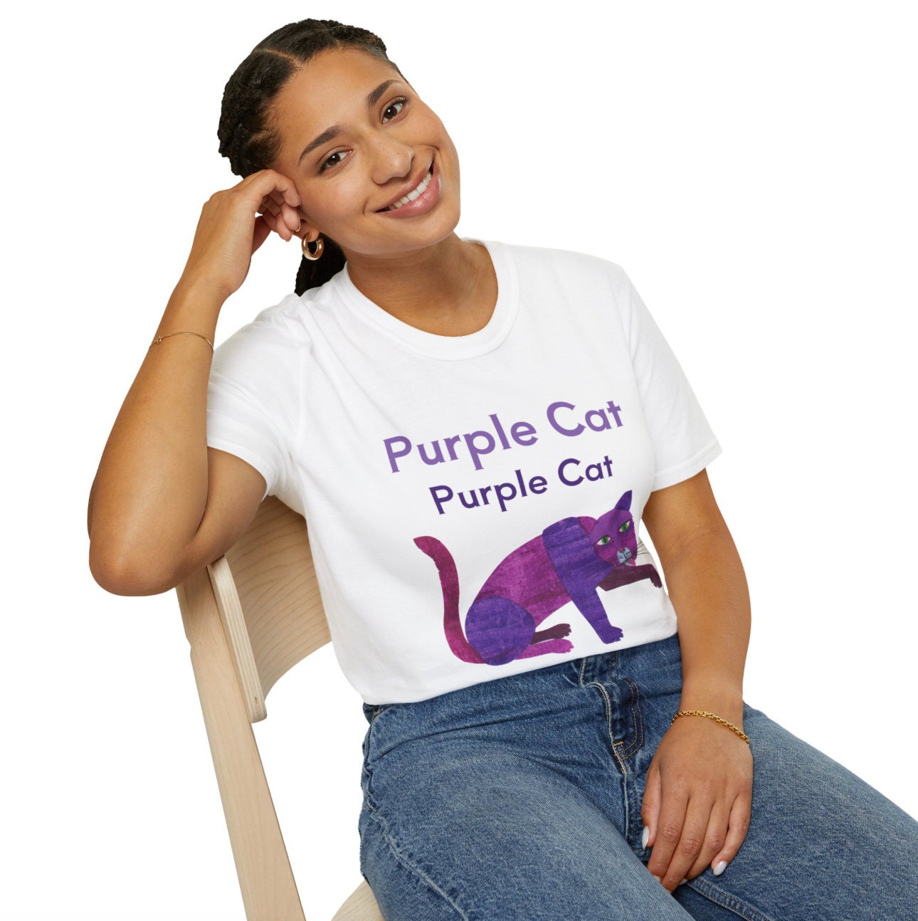 Brown Bear Brown Bear Eric Carle Toddler's Tee Purple Cat - Etsy
