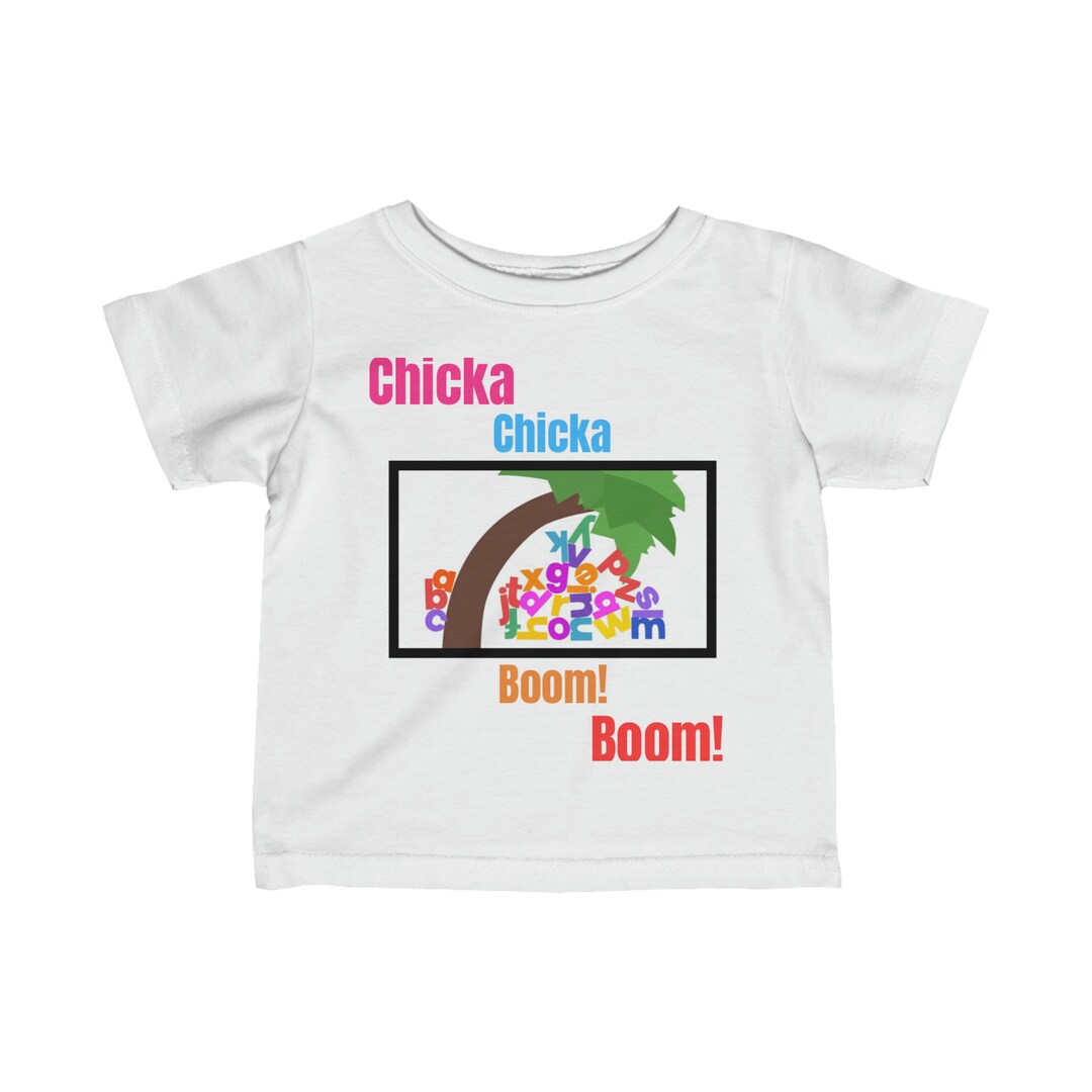 Infant/toddler Chicka Chicka Boom Boom Fine Jersey Tee - Etsy