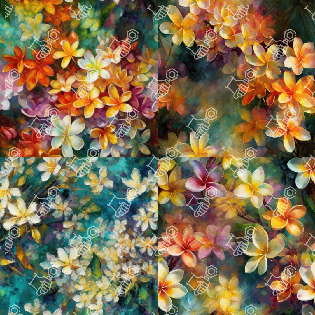 Plumeria Seamless, Plumeria Pattern, Plumeria Background, Seamless, Pattern, Digital Paper ...