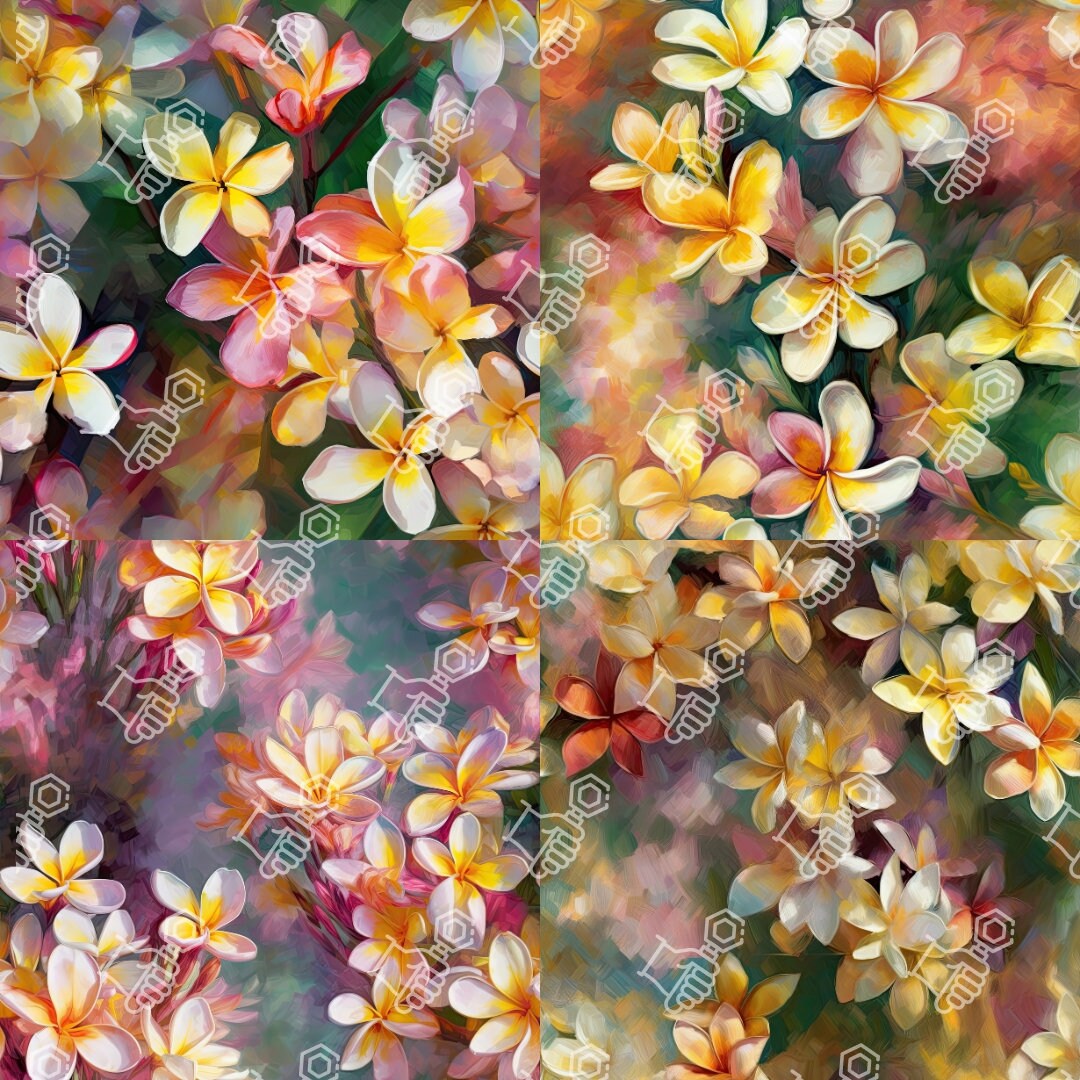 Plumeria Seamless, Plumeria Pattern, Plumeria Background, Seamless, Pattern, Digital Paper ...