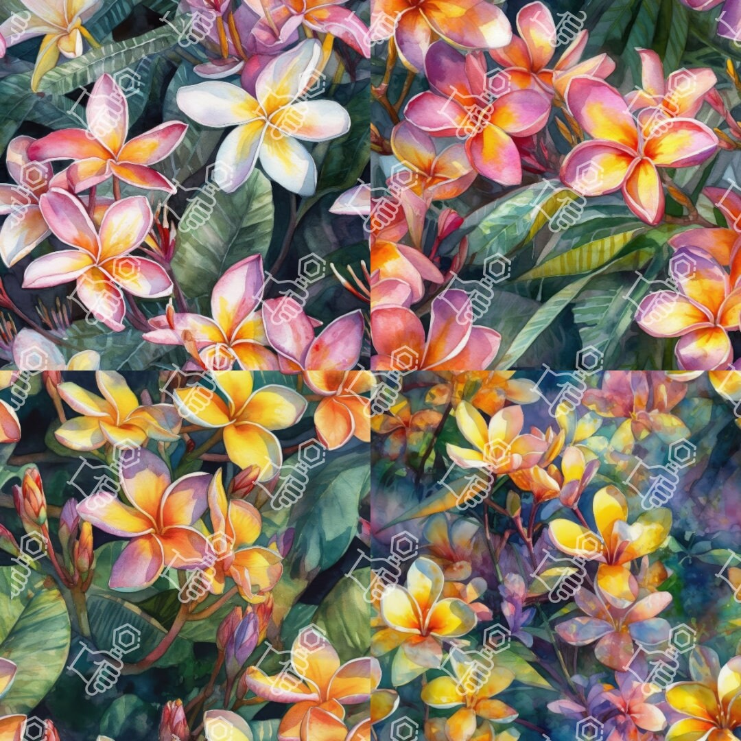 Plumeria Seamless, Plumeria Pattern, Plumeria Background, Seamless, Pattern, Floral Seamless ...