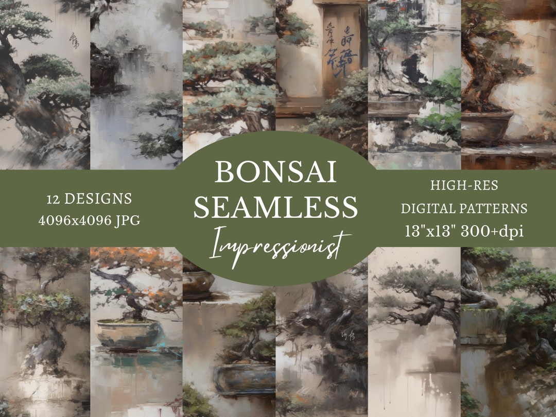 Bonsai Seamless, Bonsai Pattern, Bonsai Background, Seamless, Pattern ...