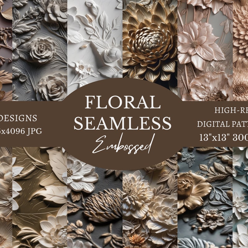 Floral Backgrounds - Etsy