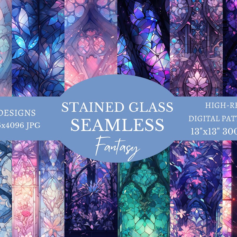 Stained Glass Fabric - Etsy