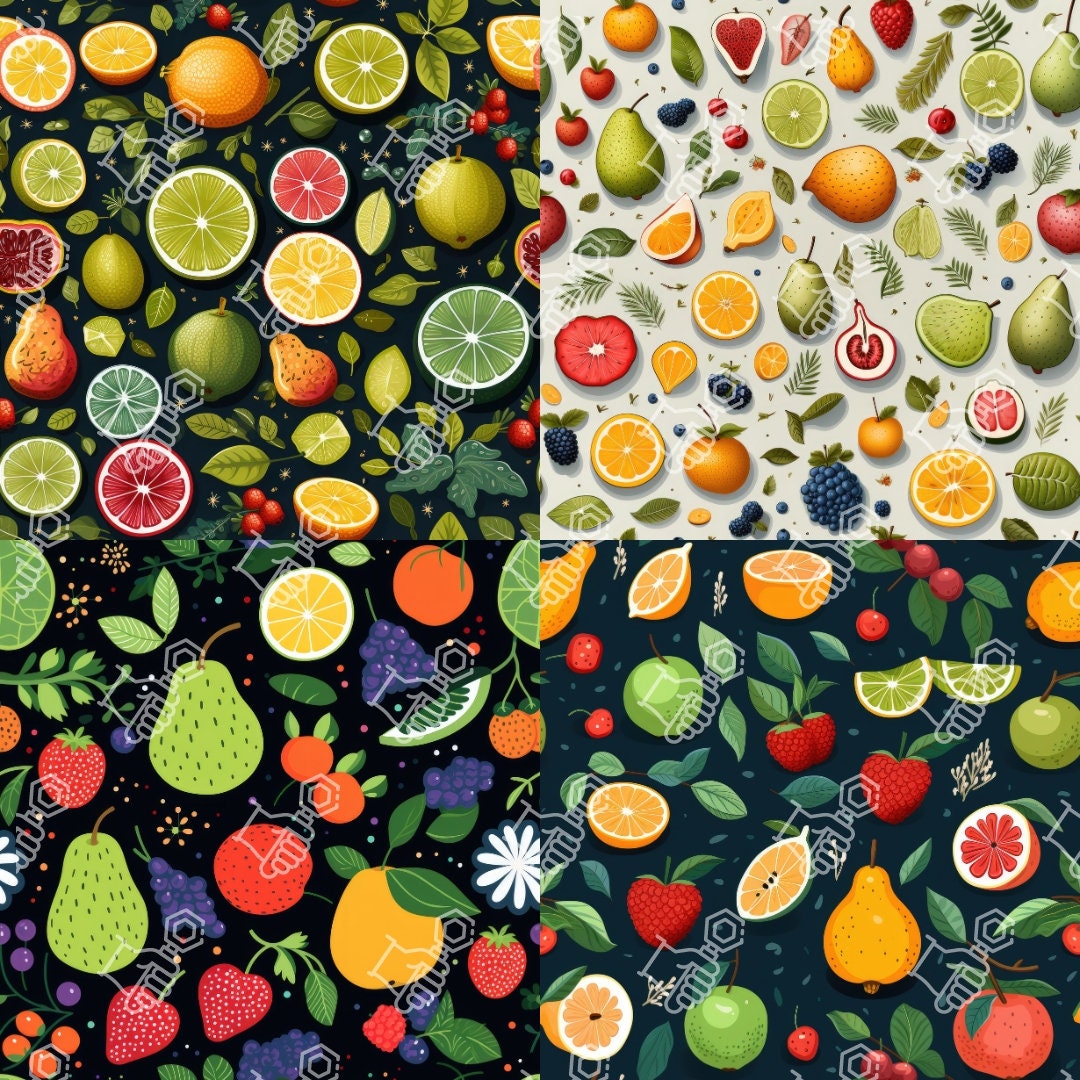 Fruits Seamless, Fruits Pattern, Fruits Background, Seamless, Pattern ...