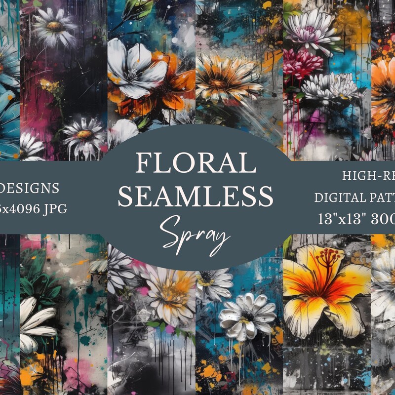 Flowers Spray Paint - Etsy Hong Kong