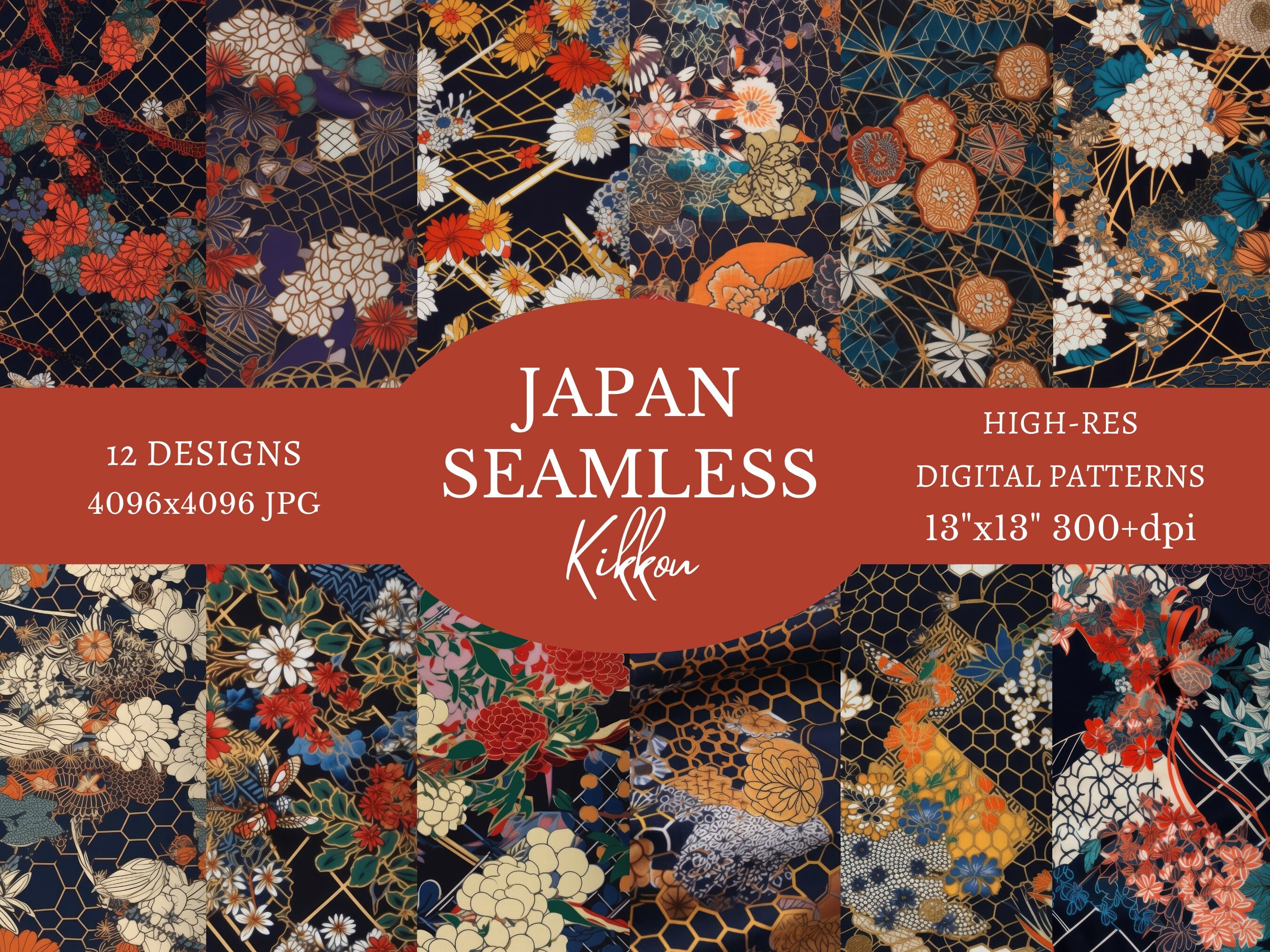 Japanese Seamless Patterns