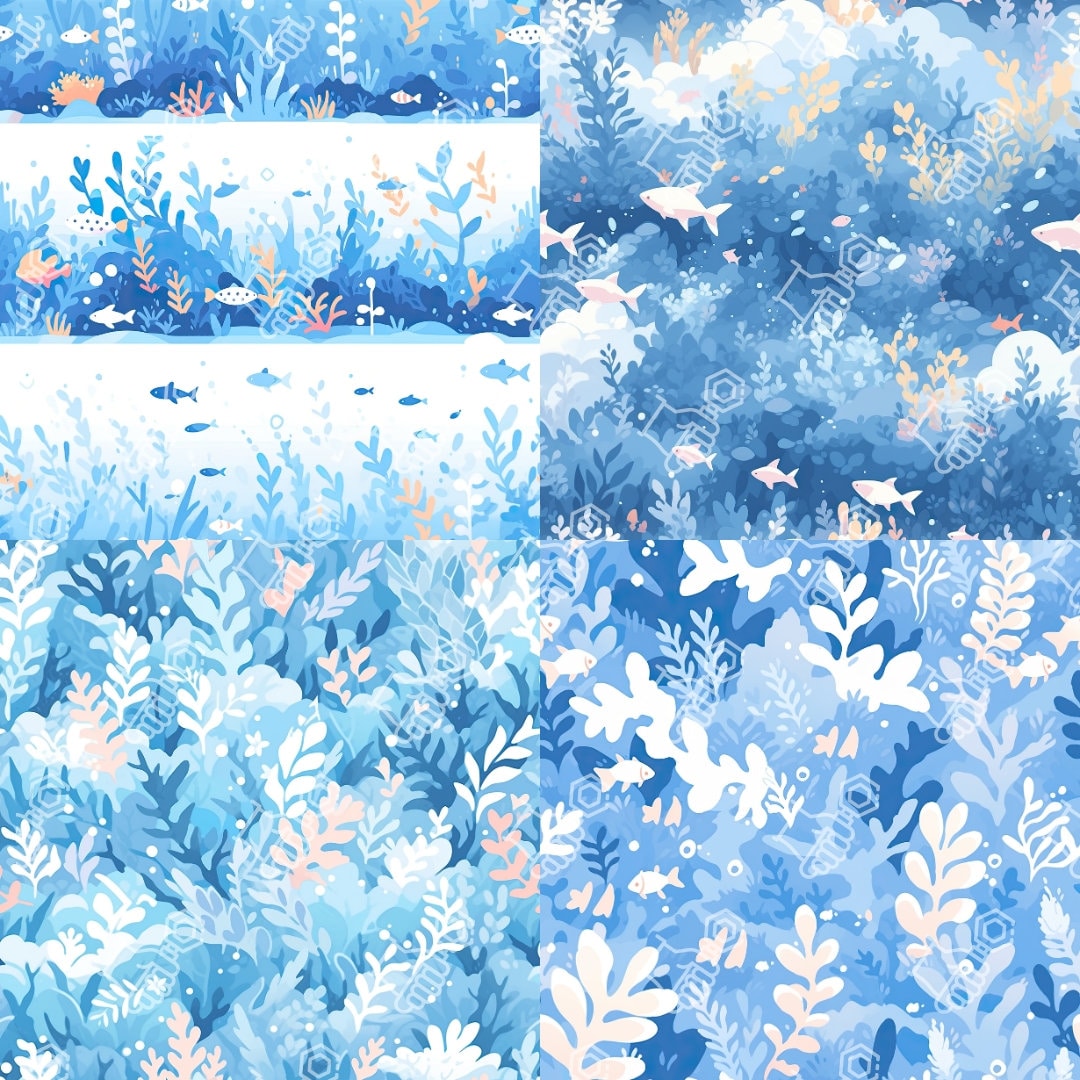 Ocean Seamless, Ocean Pattern, Ocean Background, Seamless, Pattern ...