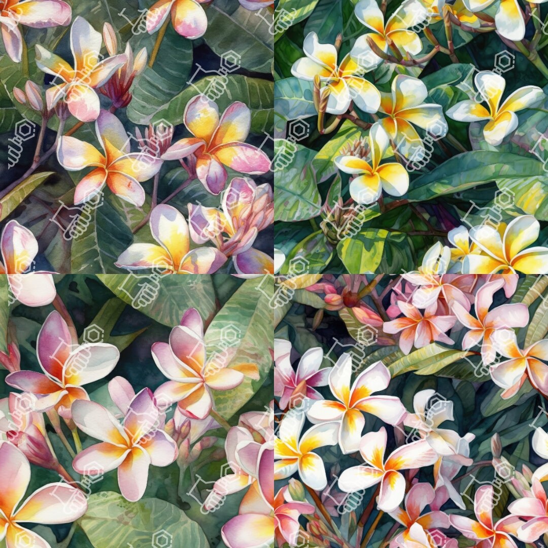 Plumeria Seamless, Plumeria Pattern, Plumeria Background, Seamless, Pattern, Floral Seamless ...