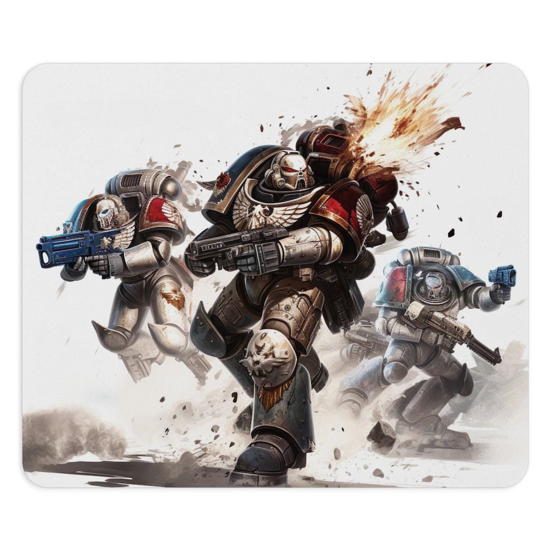 Warhammer Inspired Mouse Pad Epic Space Battle Travel Mouse Pad 2 ...