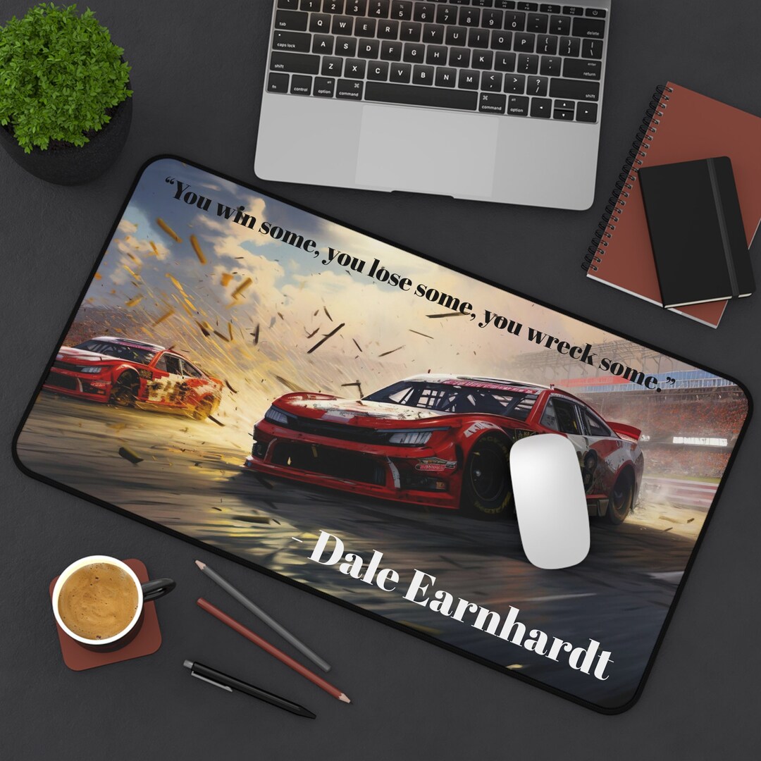 Motorsport Mouse Pad Nascar Style Desk Mat Custom Mouse Pad Car Desk ...