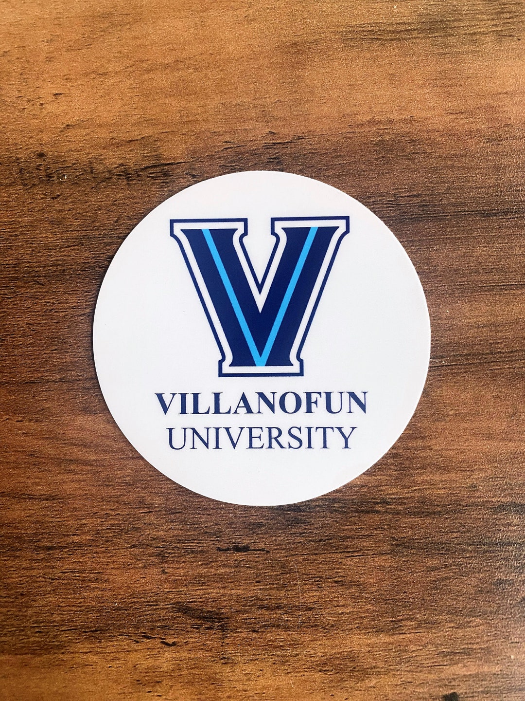 Villanova University "villanofun" Funny Sticker - Etsy