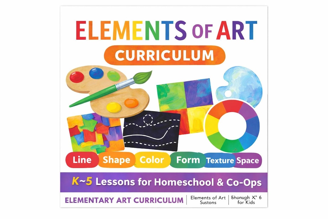 K-5 Elementary Art Curriculum | Homeschool Art Program - Etsy