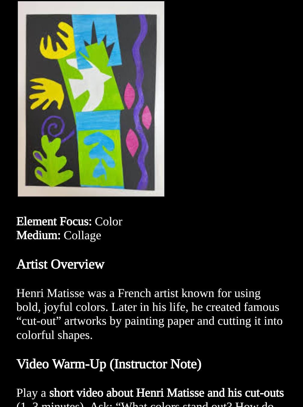 Elementary Art Curriculum | Famous Artists, Elements of Art - Etsy