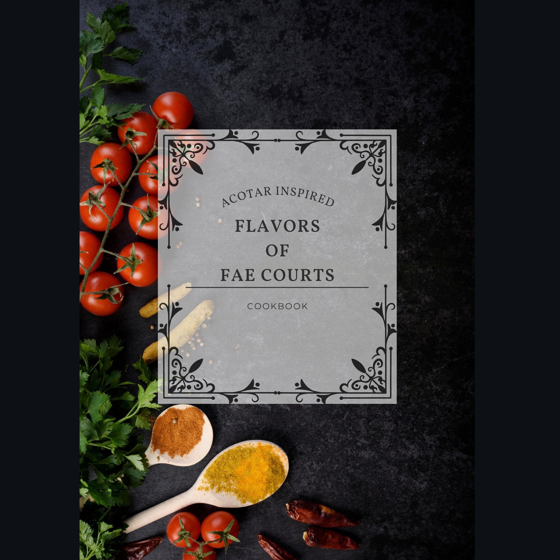 Flavors of Fae Courts: ACOTAR Inspired Cookbook - Etsy