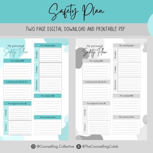 Safety Plan - Template - Etsy