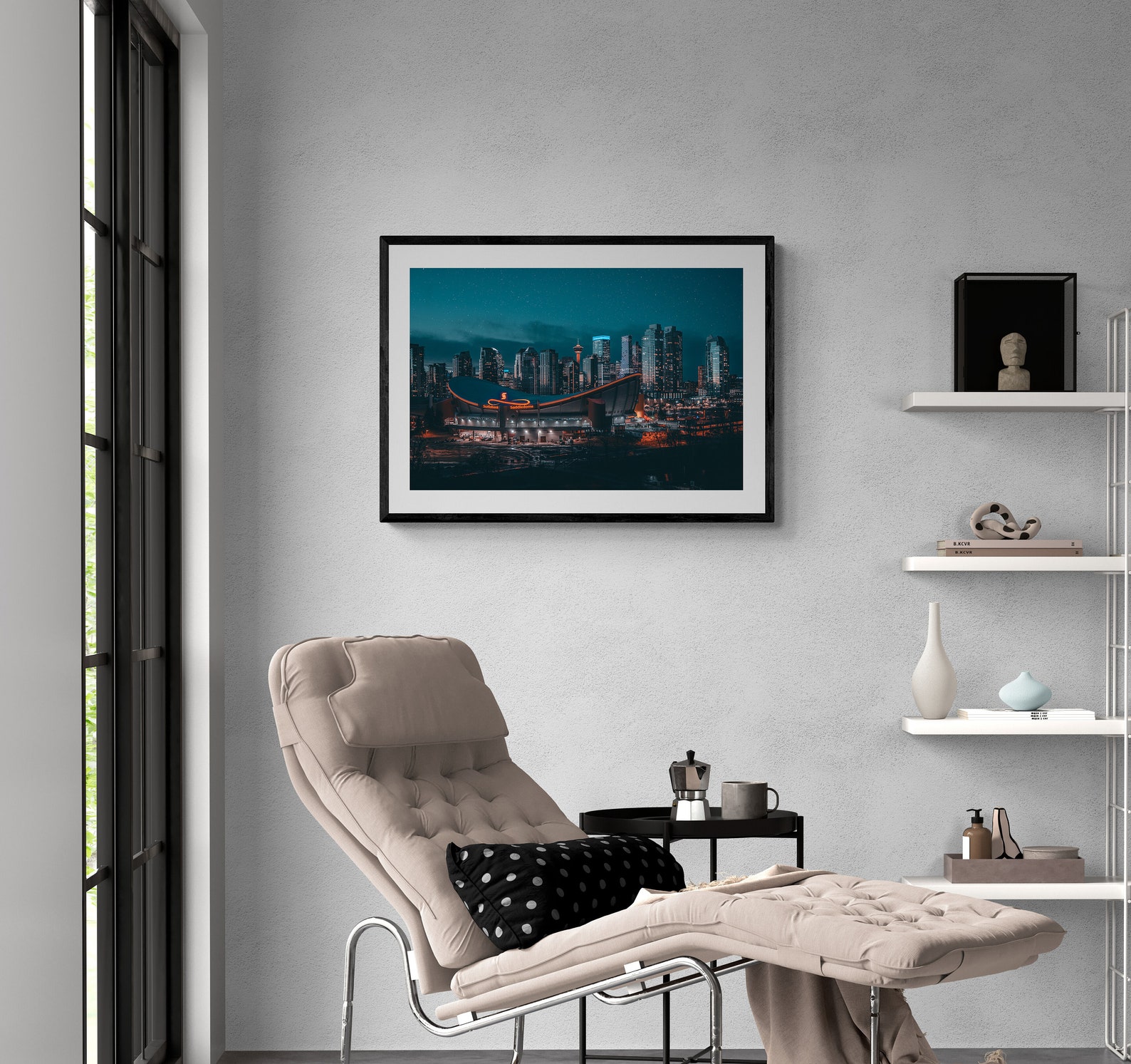 Calgary City Skyline Print - Etsy