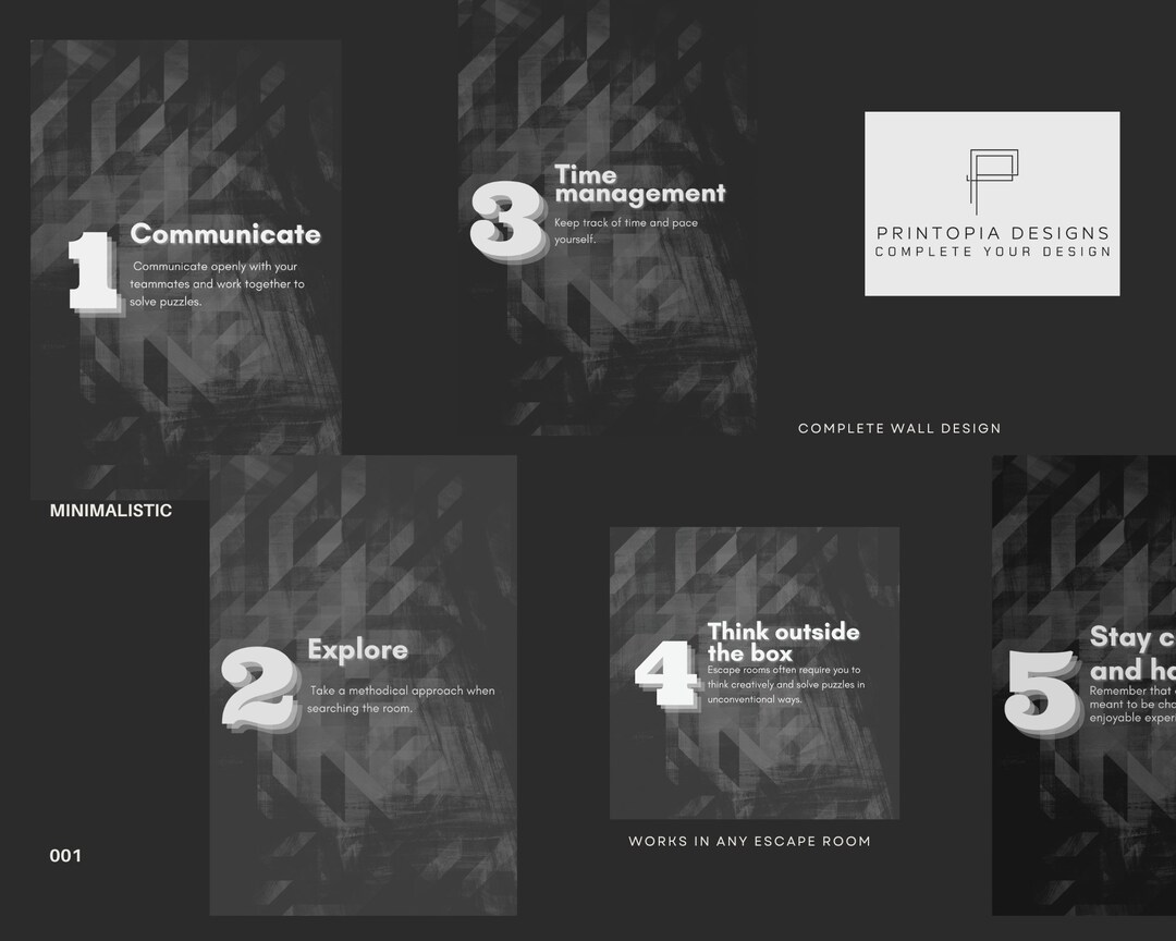 Escape Room Wall Design - Etsy