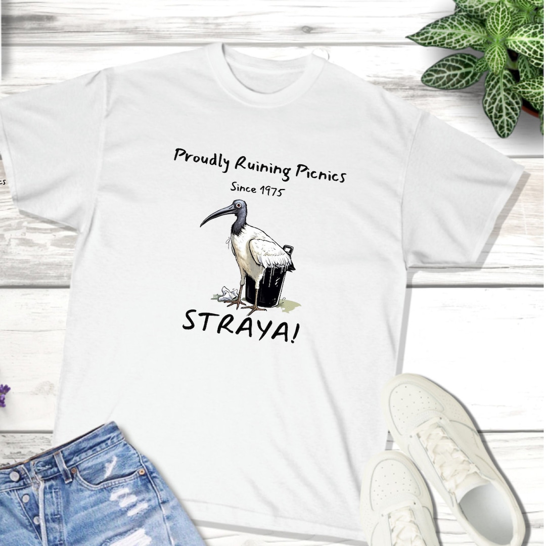 Funny Australian Ibis Tee Shirt, It's the Ibis, Funny Bird T-shirt, Bin ...