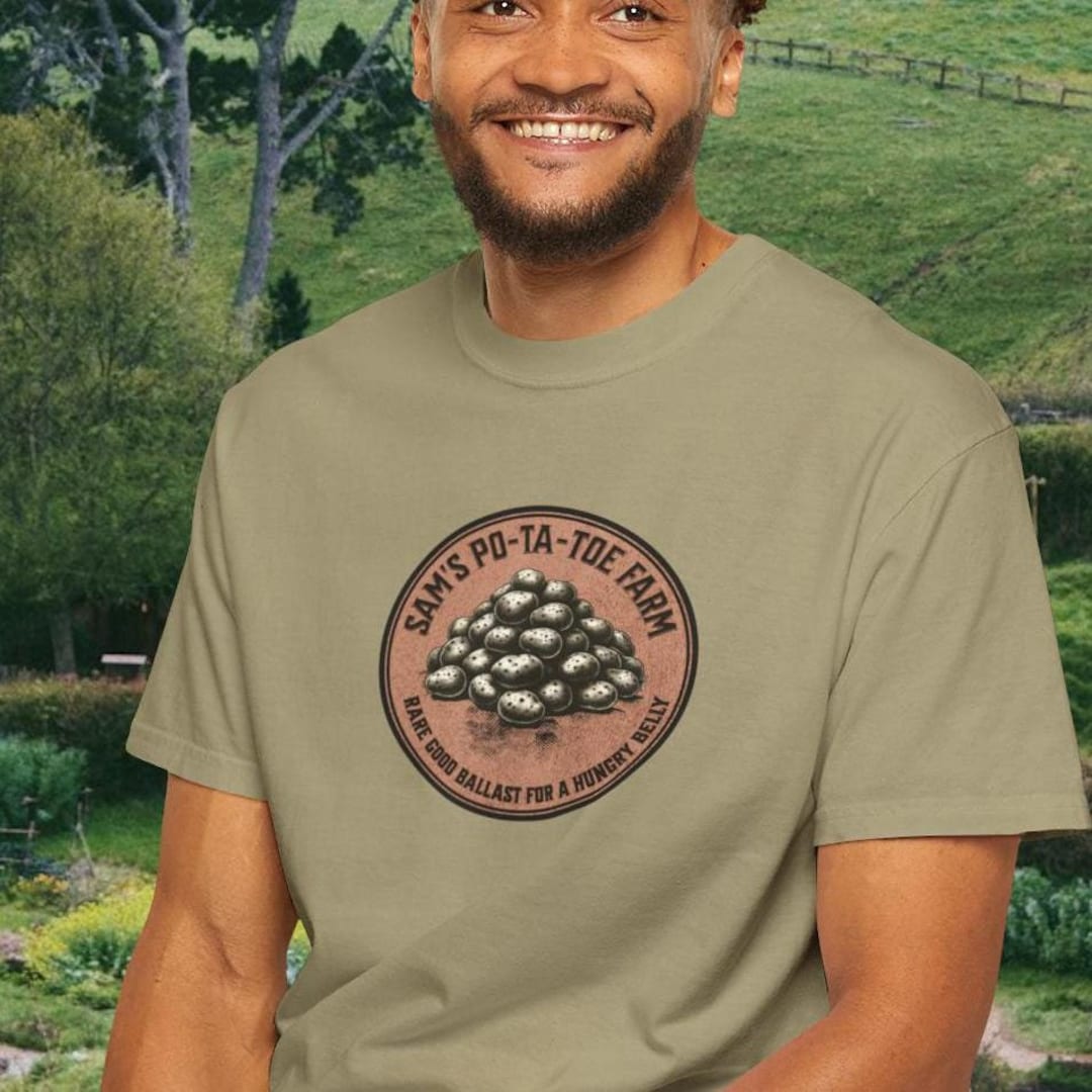 Sam's Potato Farm Graphic Tshirt, Po-ta-toes T-shirt, LOTR Fan Gift - Etsy